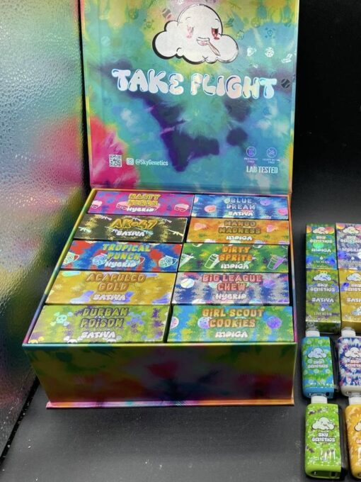 Sky Genetics Disposable Vape Carts V2 Box Case (10 Flavors) - Official ...