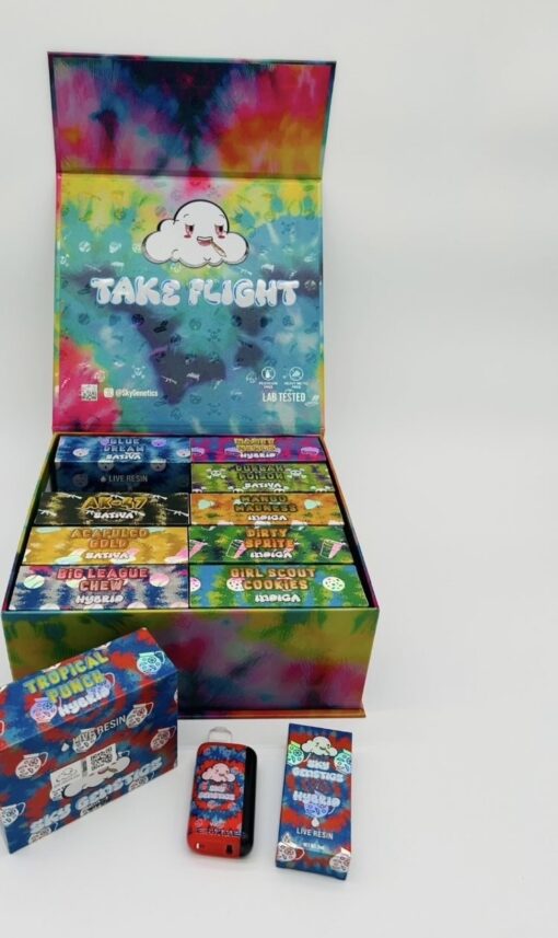 Sky Genetics Disposable Vape Carts V2 Box Case (10 Flavors) - Official ...